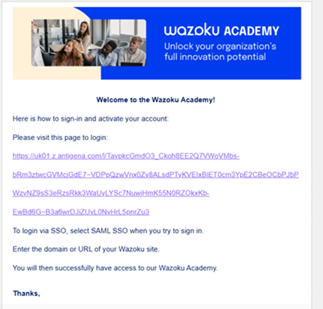 Welcome to the Wazoku Academy